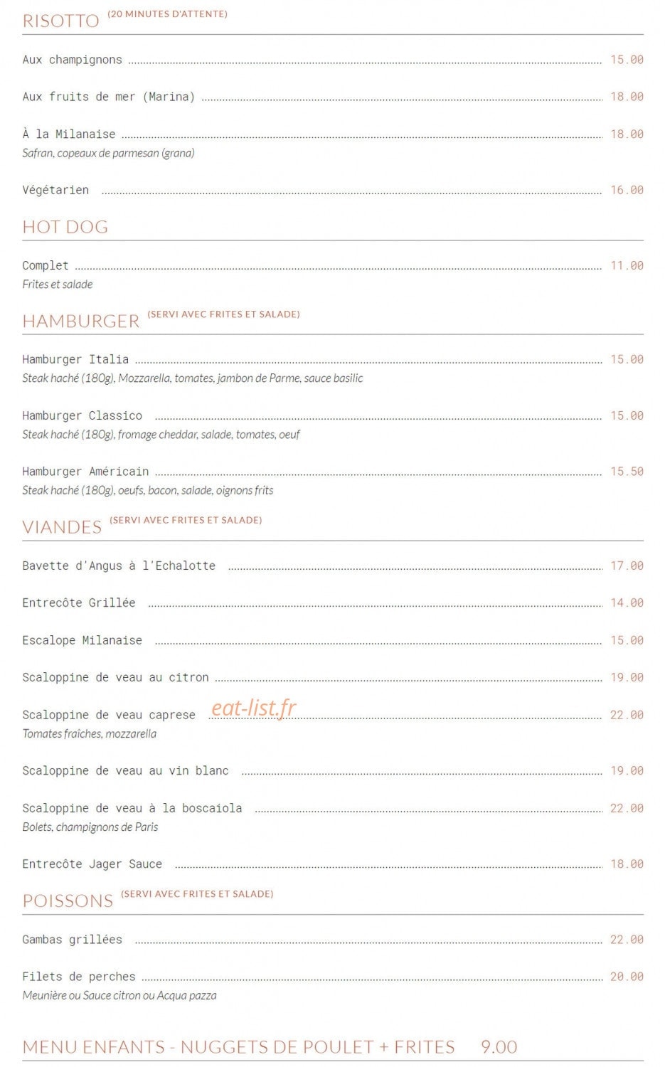 La Bohème à Versonnex - menu et photos