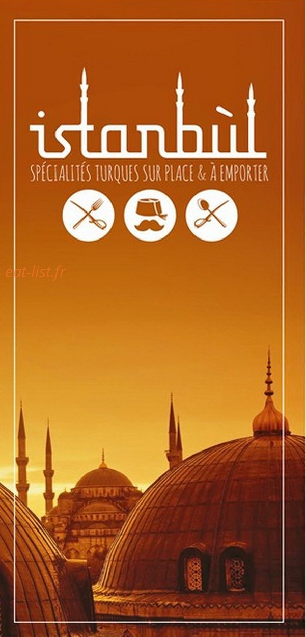 Istanbul à Menton - menu et photos