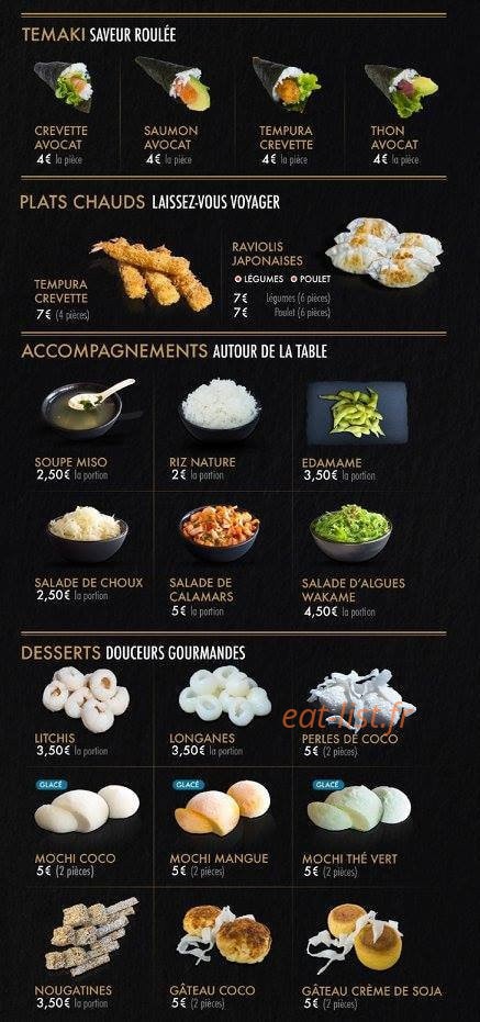 Aya Sushi à Cagnes Sur Mer - menu et photos