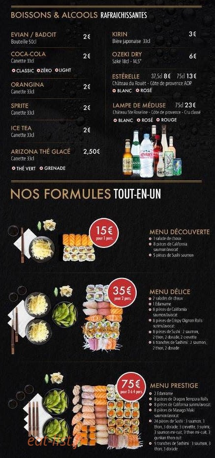 Aya Sushi à Cagnes Sur Mer - menu et photos