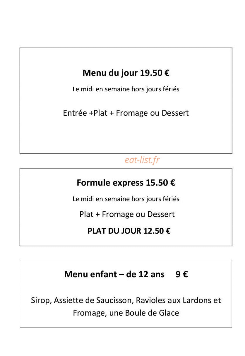 Hôtel des Négociants à Lamastre - menu et photos