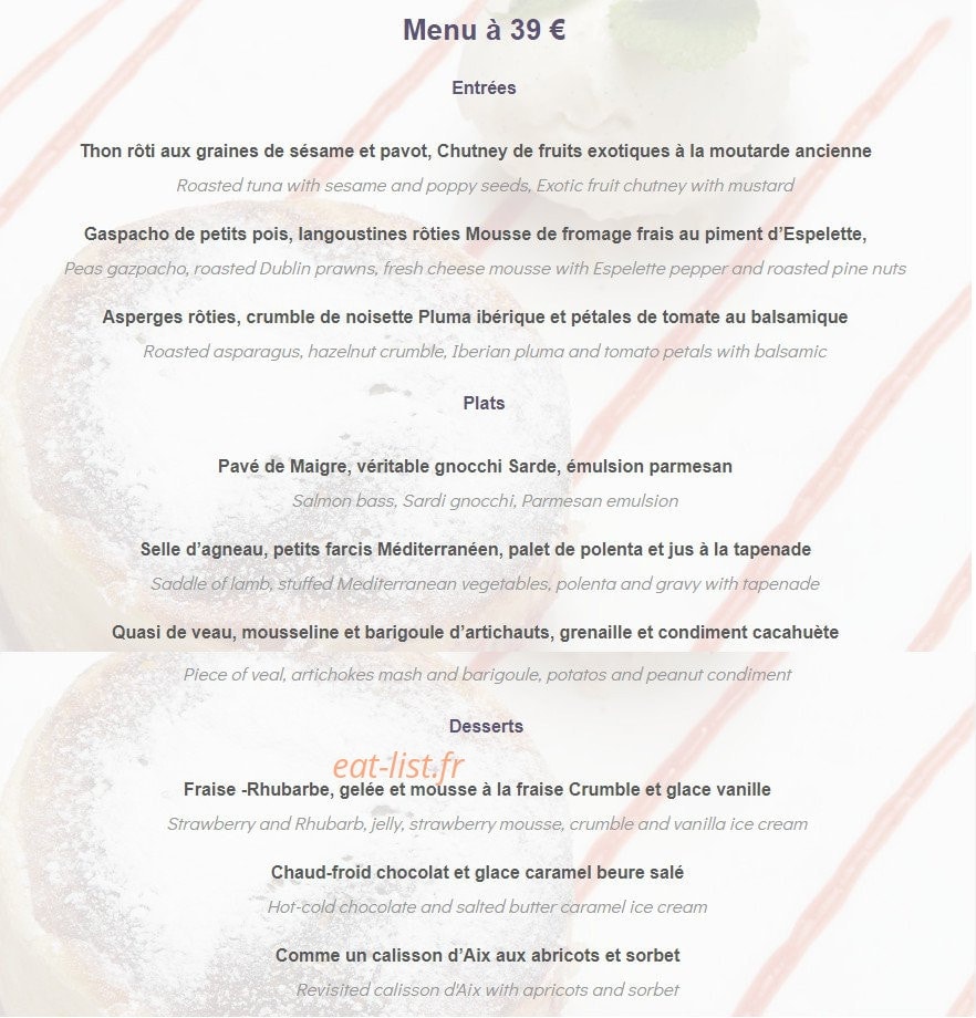 Le Valentino à Troyes - menu et photos