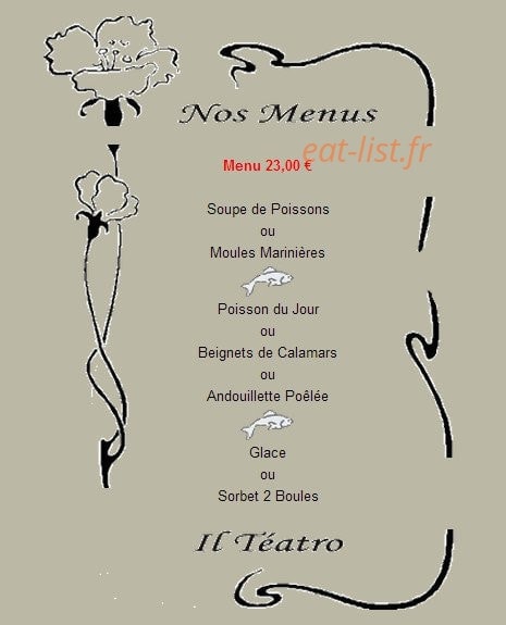 Il Téatro à Gruissan - menu et photos