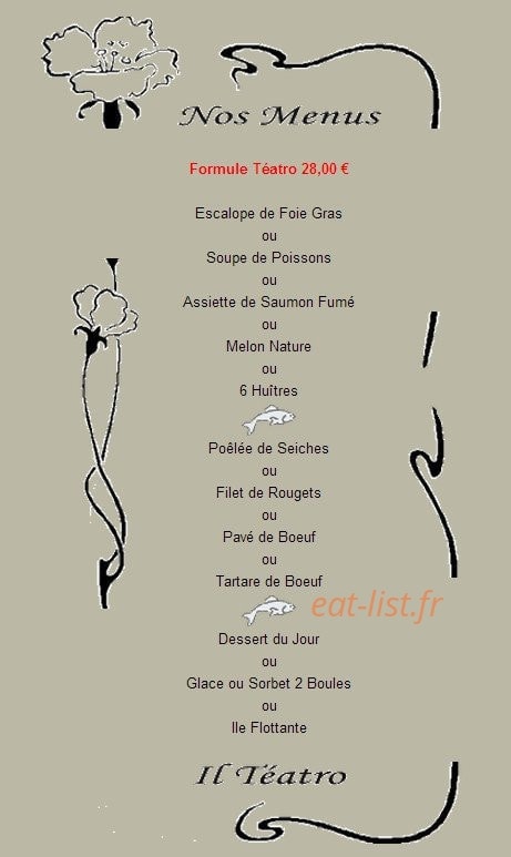 Il Téatro à Gruissan - menu et photos