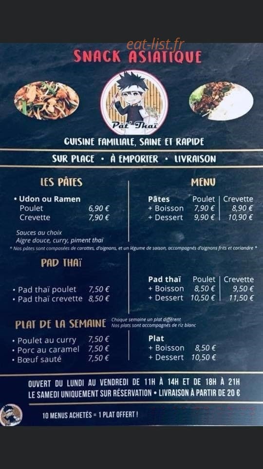 Pad Thaï Nj à Miramas - menu et photos