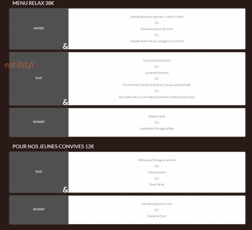 Le Clos à Gemenos - menu et photos