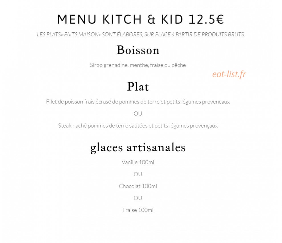 Kitch and Cook à La Ciotat - menu et photos