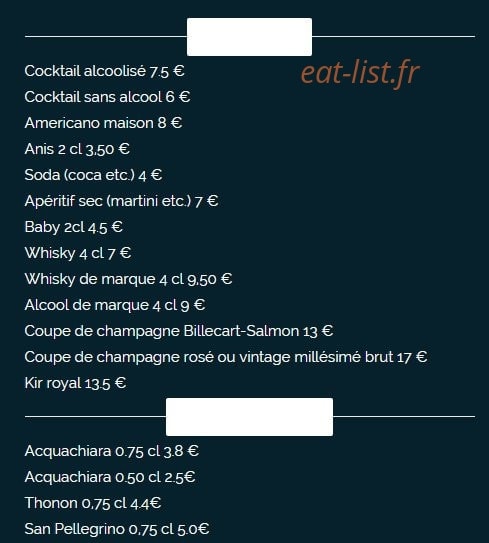 Le Madrigal à Carry Le Rouet - menu et photos