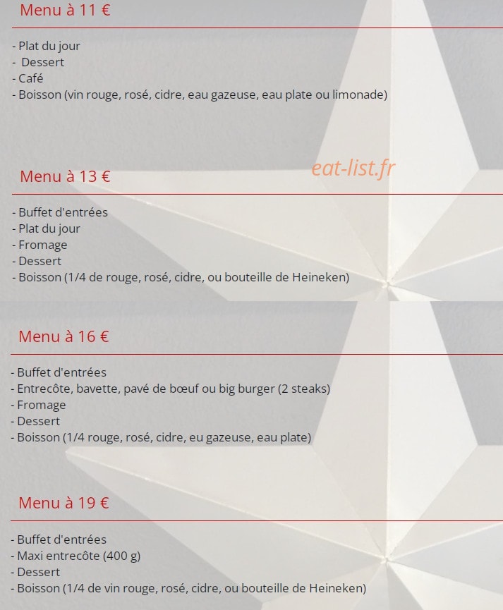 Le Central à Mondeville - menu et photos