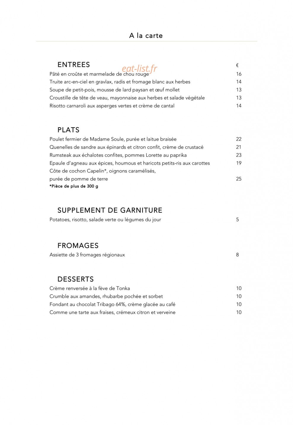 Le Restaurant Sodade à Chaudes Aigues - menu et photos