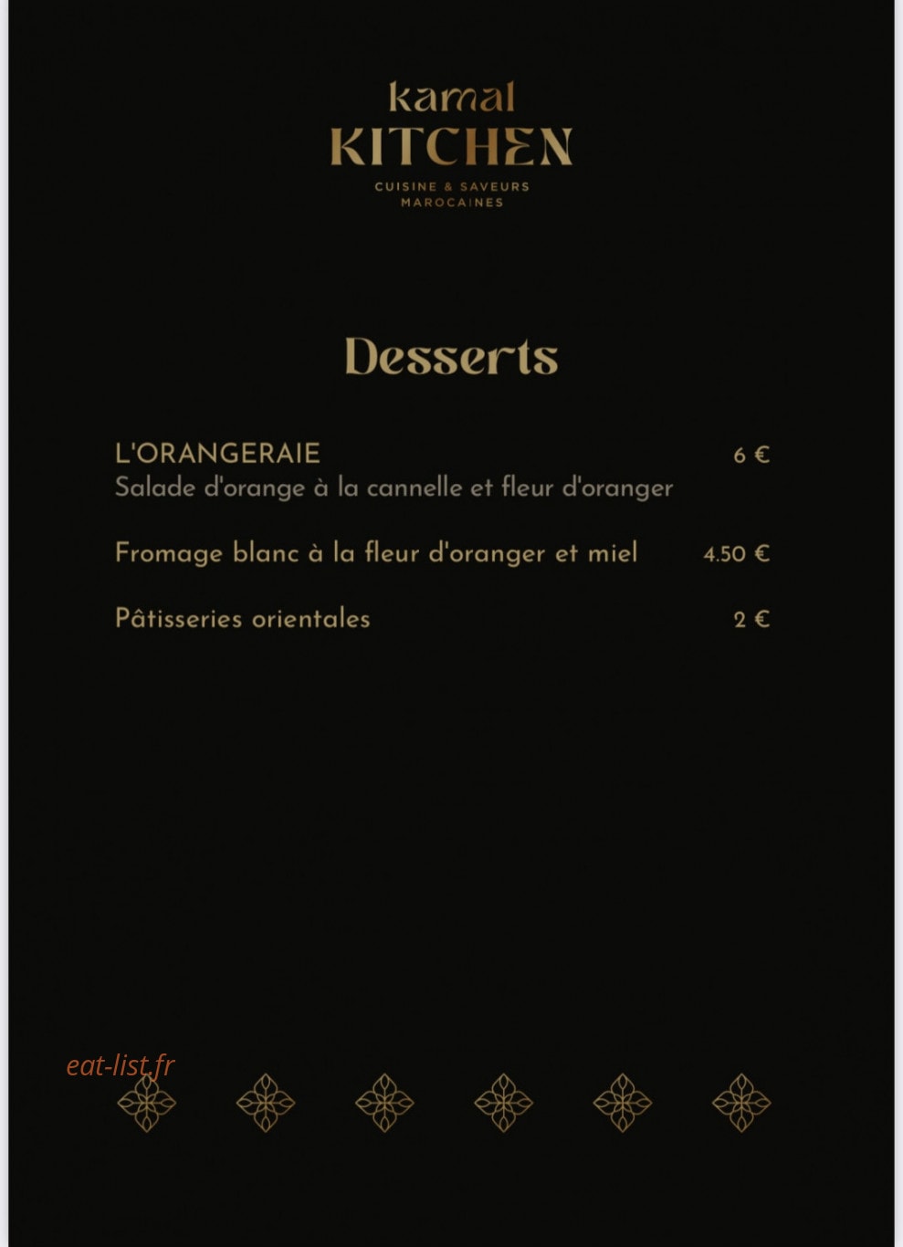 Kamal Kitchen à La Rochefoucauld-en-Angoumois - menu et photos