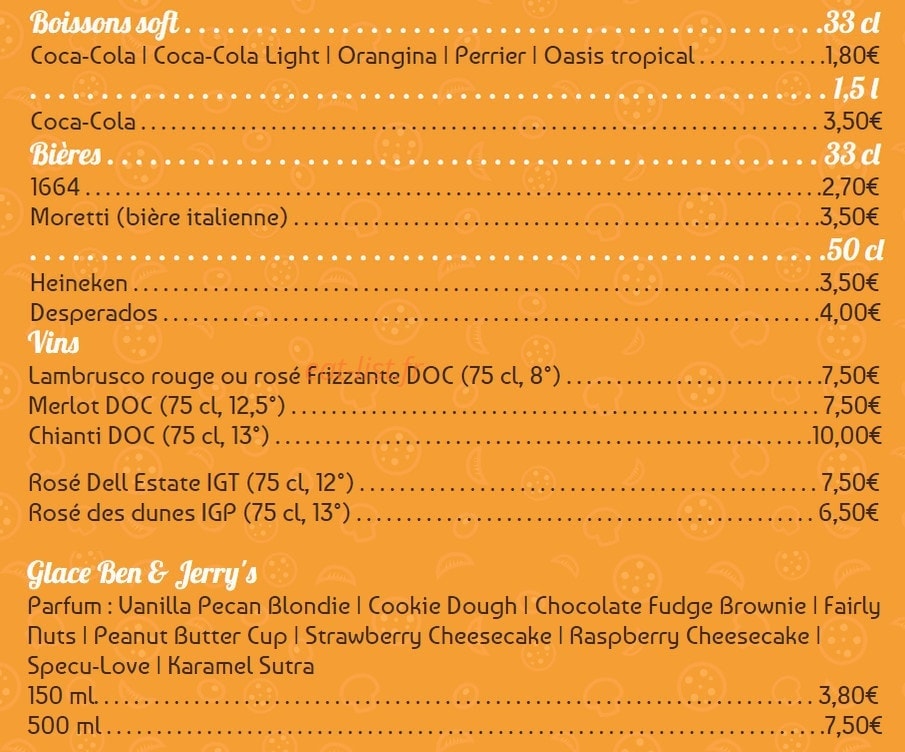 Funky Pizz à Salles sur Mer - menu et photos
