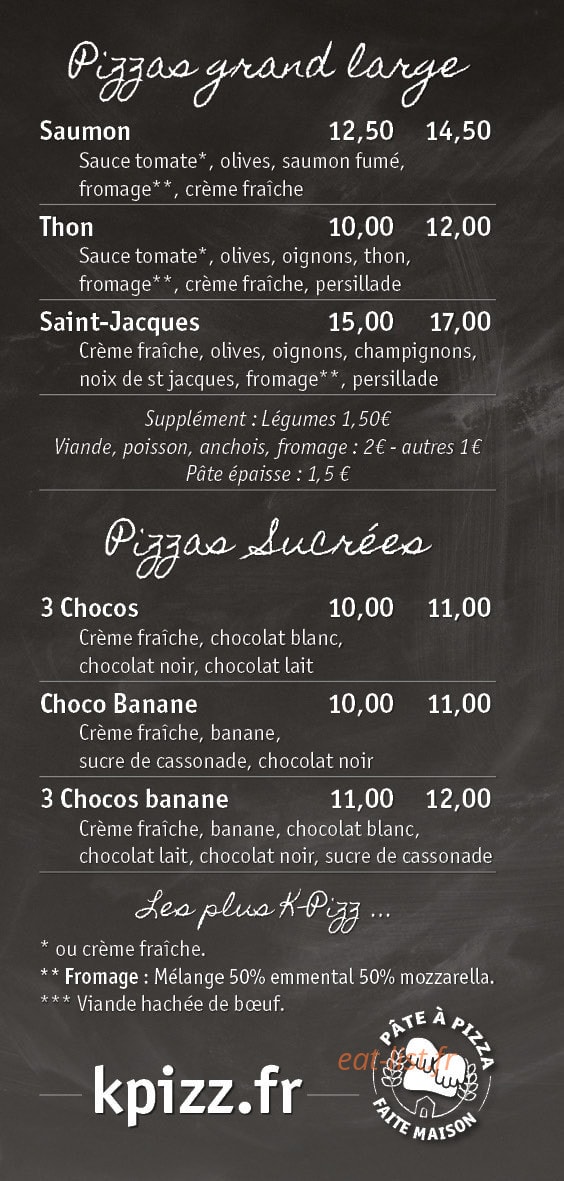 Kpizz à Aigrefeuille d'Aunis - menu et photos