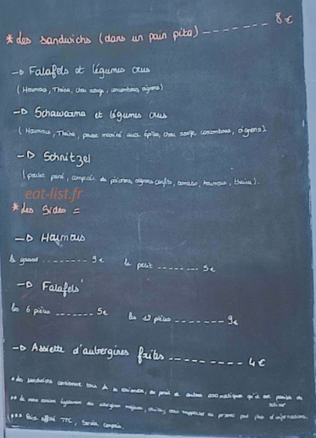 Lamalo à Fouras - menu et photos