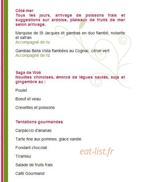 Cafe Del Mare à Bastia - menu et photos