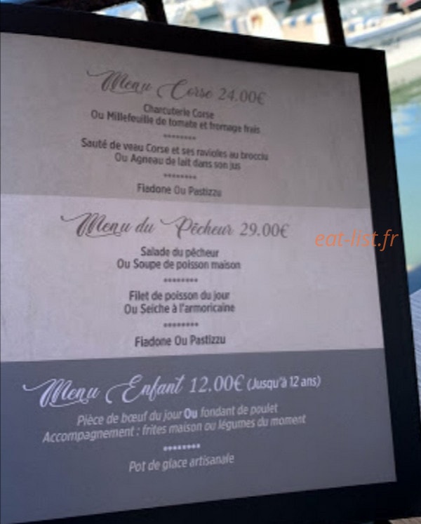 Osteria di U Portu à Rogliano - menu et photos