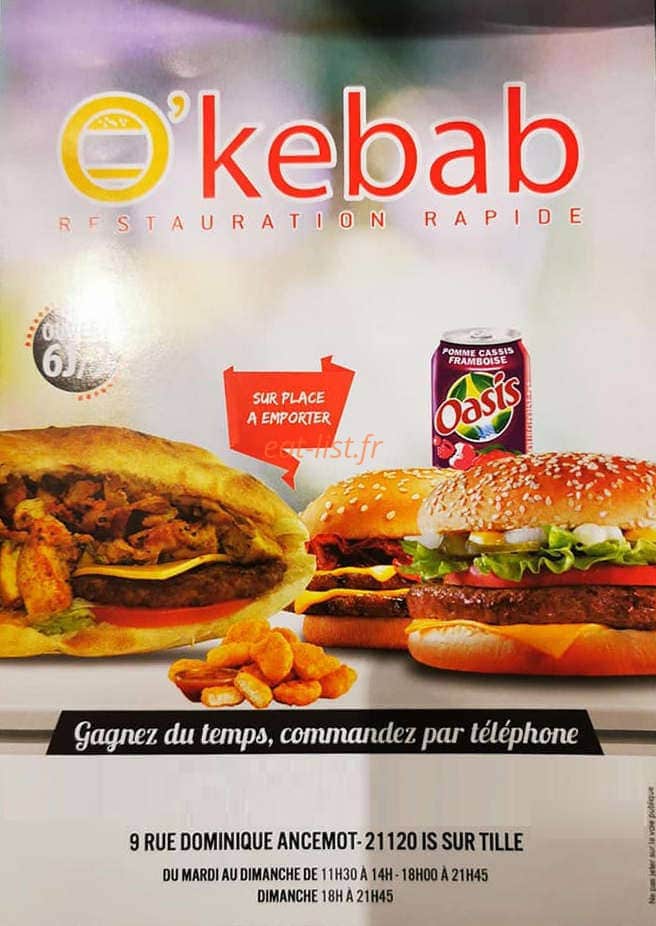 O'Kebab à Is sur Tille - menu et photos