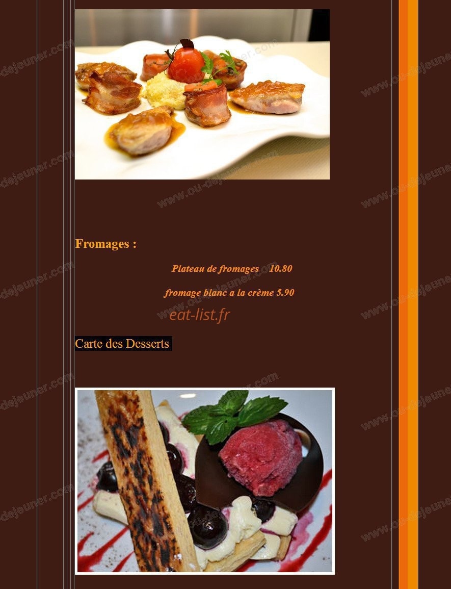 La Toute Petite Auberge à Vosne Romanee - menu et photos