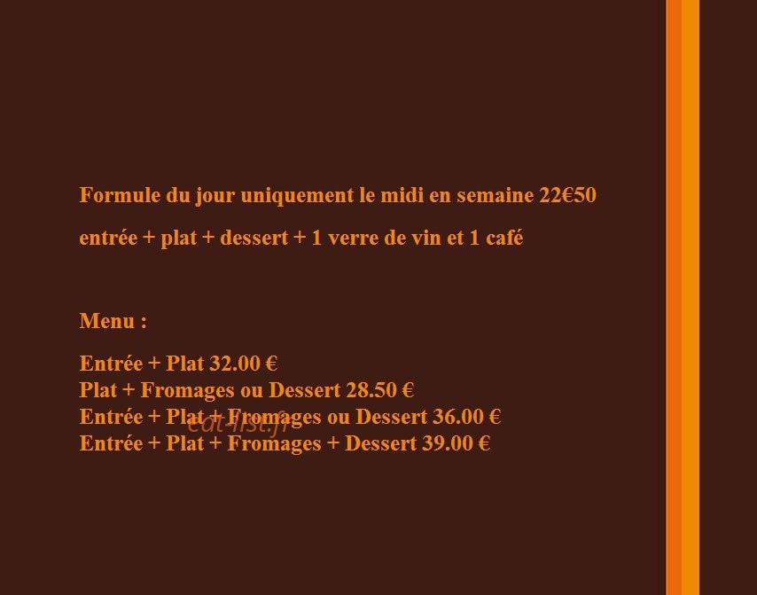 La Toute Petite Auberge à Vosne Romanee - menu et photos