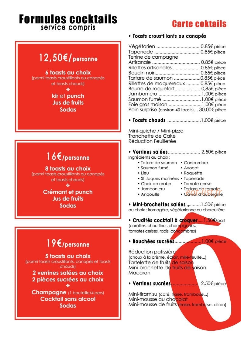 L' entrepôt à Lannion - menu et photos