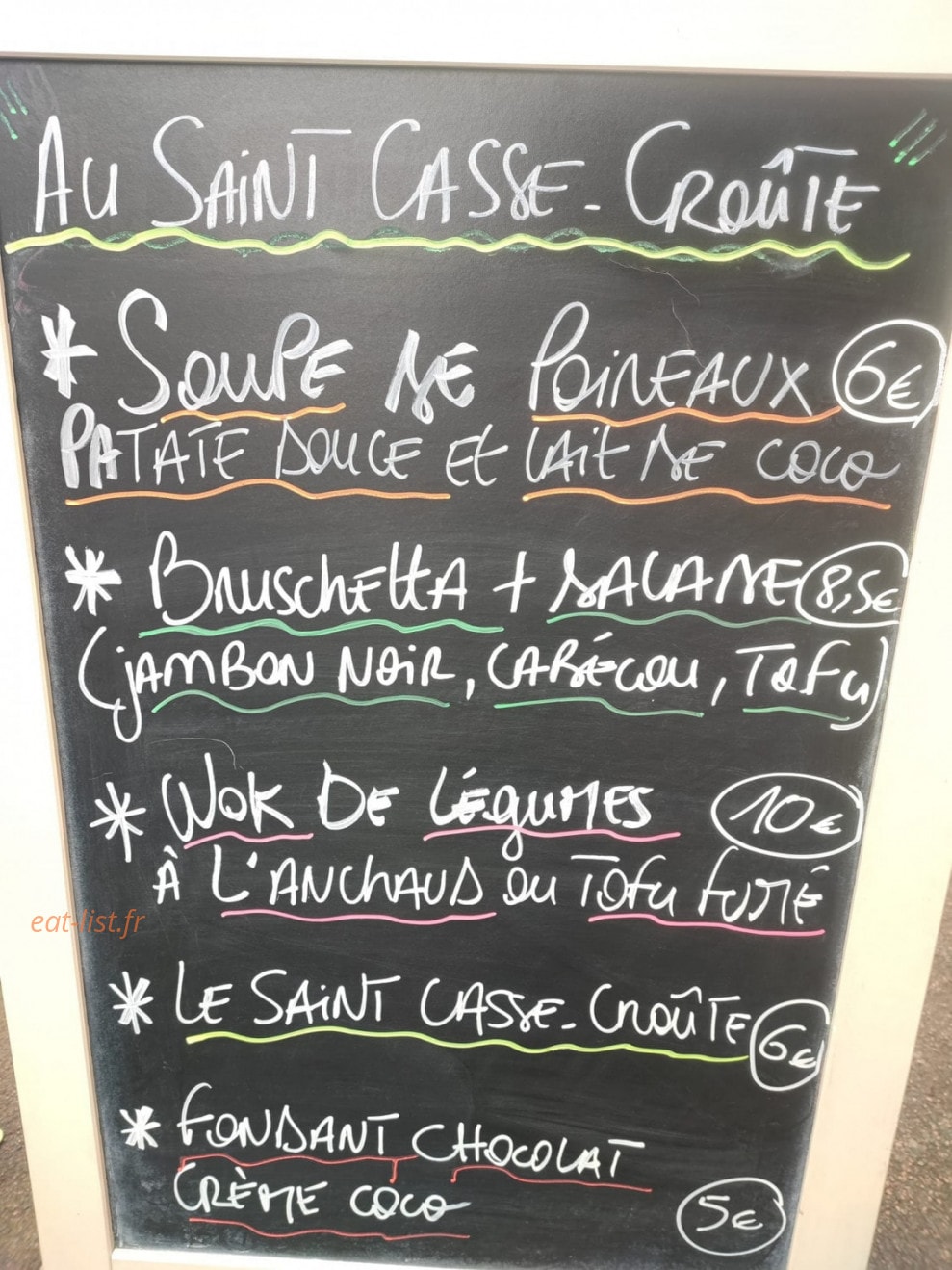 Au Saint Casse Croute à Perigueux - menu et photos
