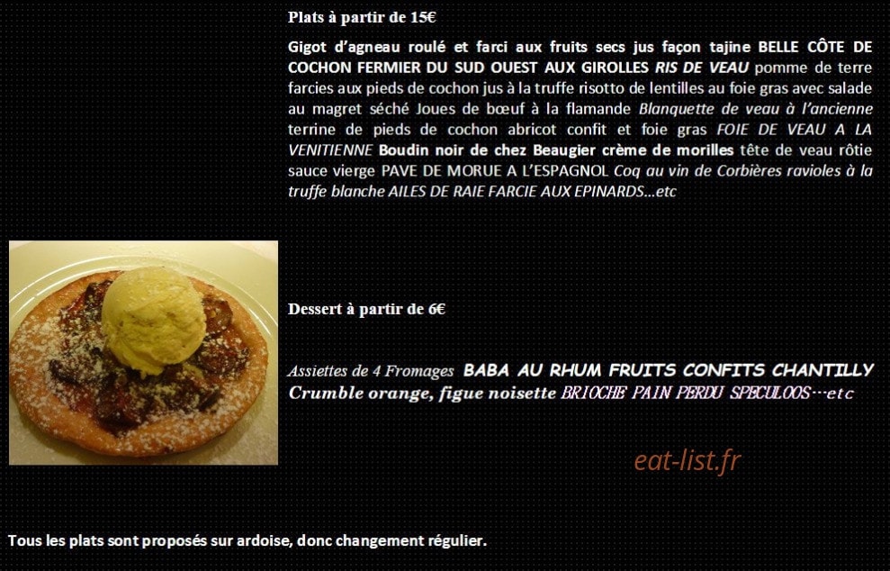 Le Troquet Périgueux à Perigueux - menu et photos