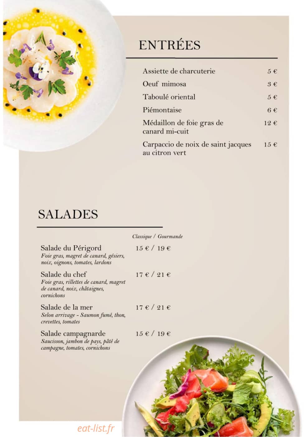 Aux Multiples Saveurs à Villefranche du Perigord - menu et photos