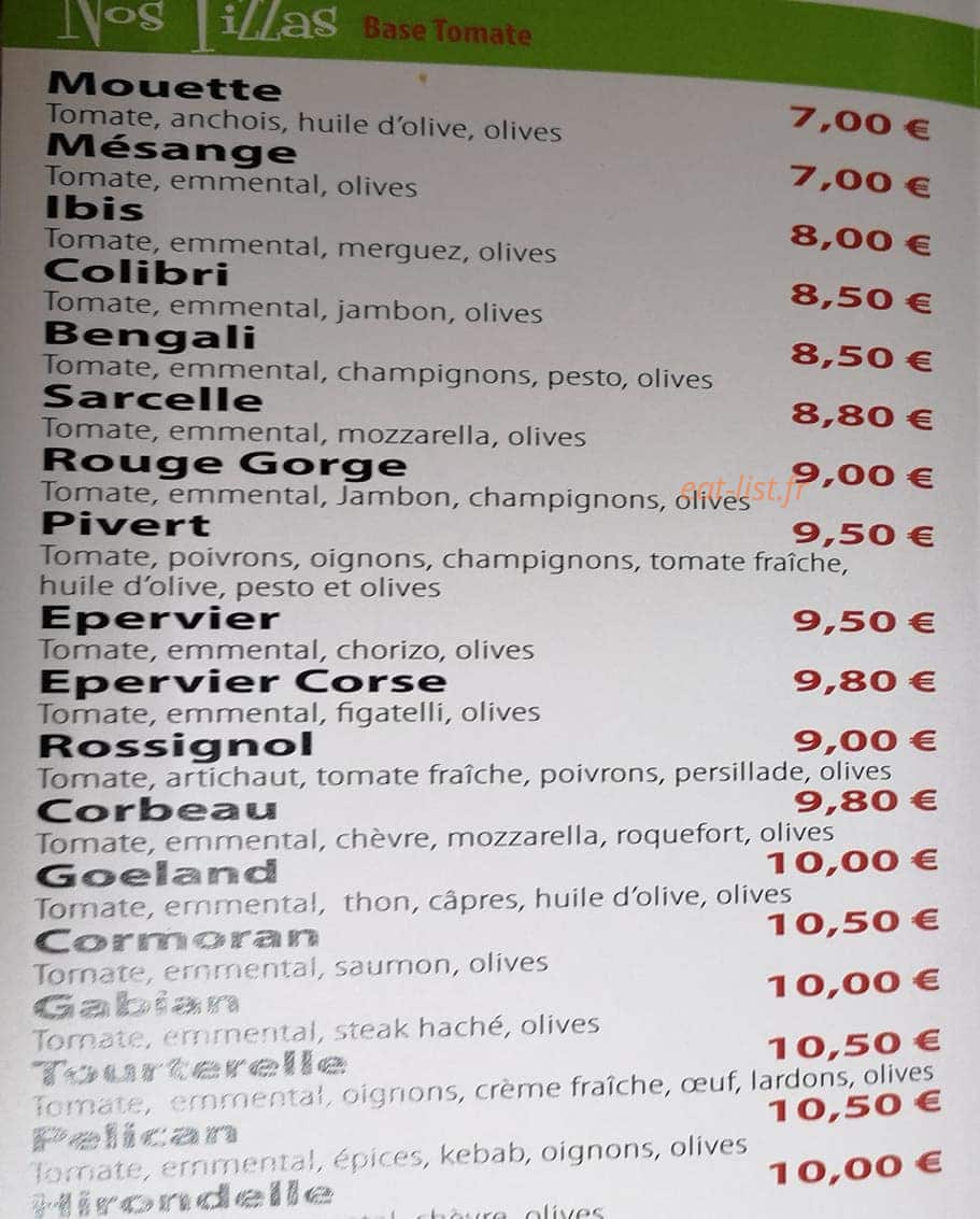 Chez Patricia à Tulette - menu et photos