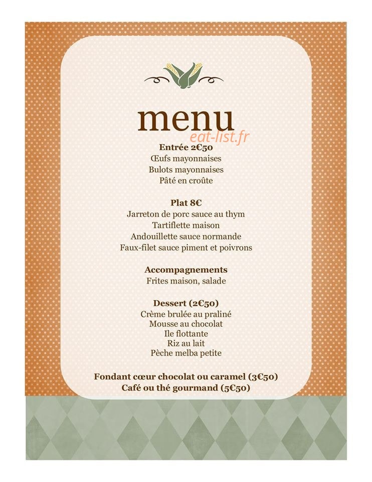 Le Petit Pont à Brionne - menu et photos