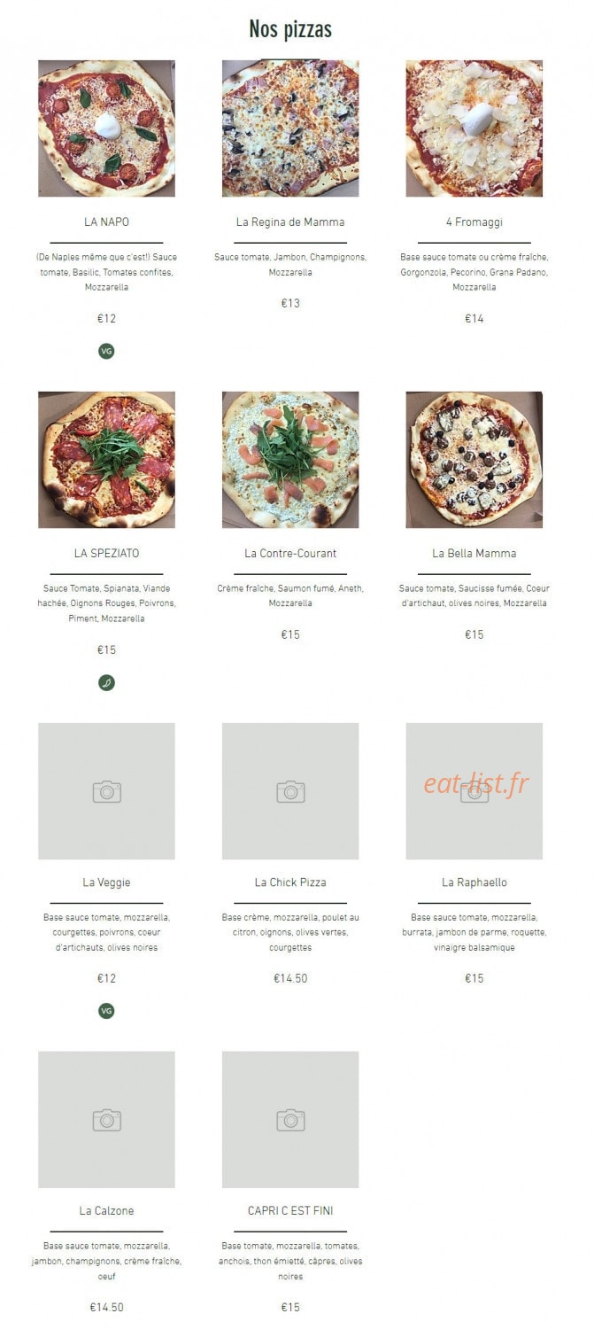 Bella Mamma à Brest - menu et photos