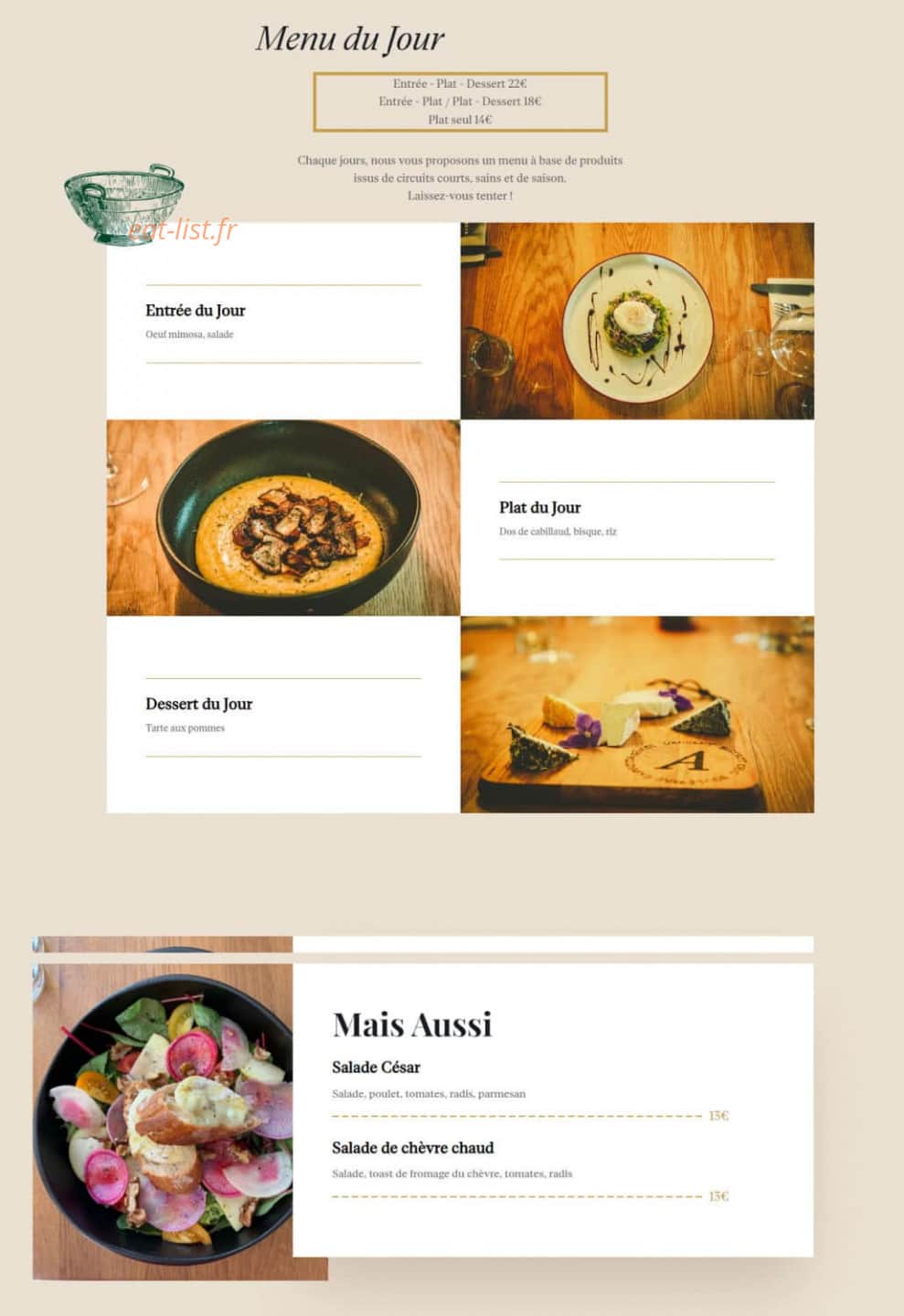 L’Accent à Nîmes - menu et photos
