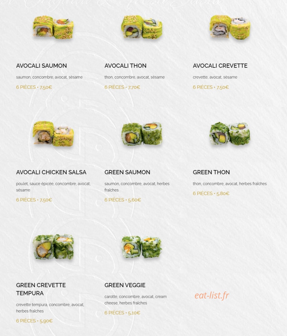 Kaly Sushi à Les Angles - menu et photos