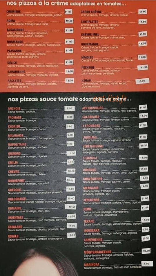 Méllina Pizza à Saint Gilles - menu et photos