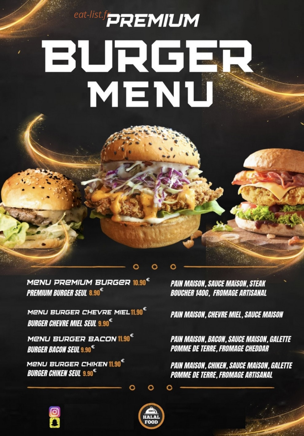 Premium Burger à Caveirac - menu et photos