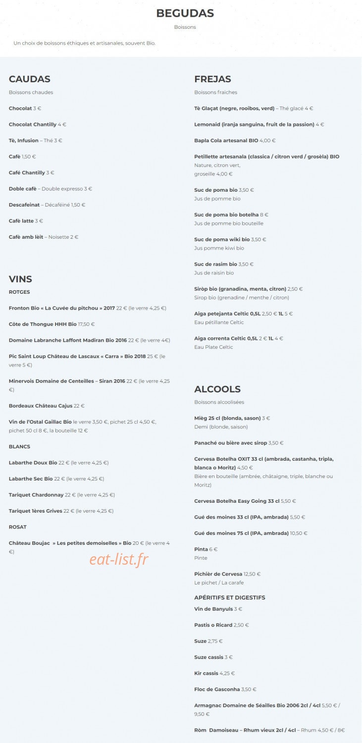 La Topina à Toulouse - menu et photos