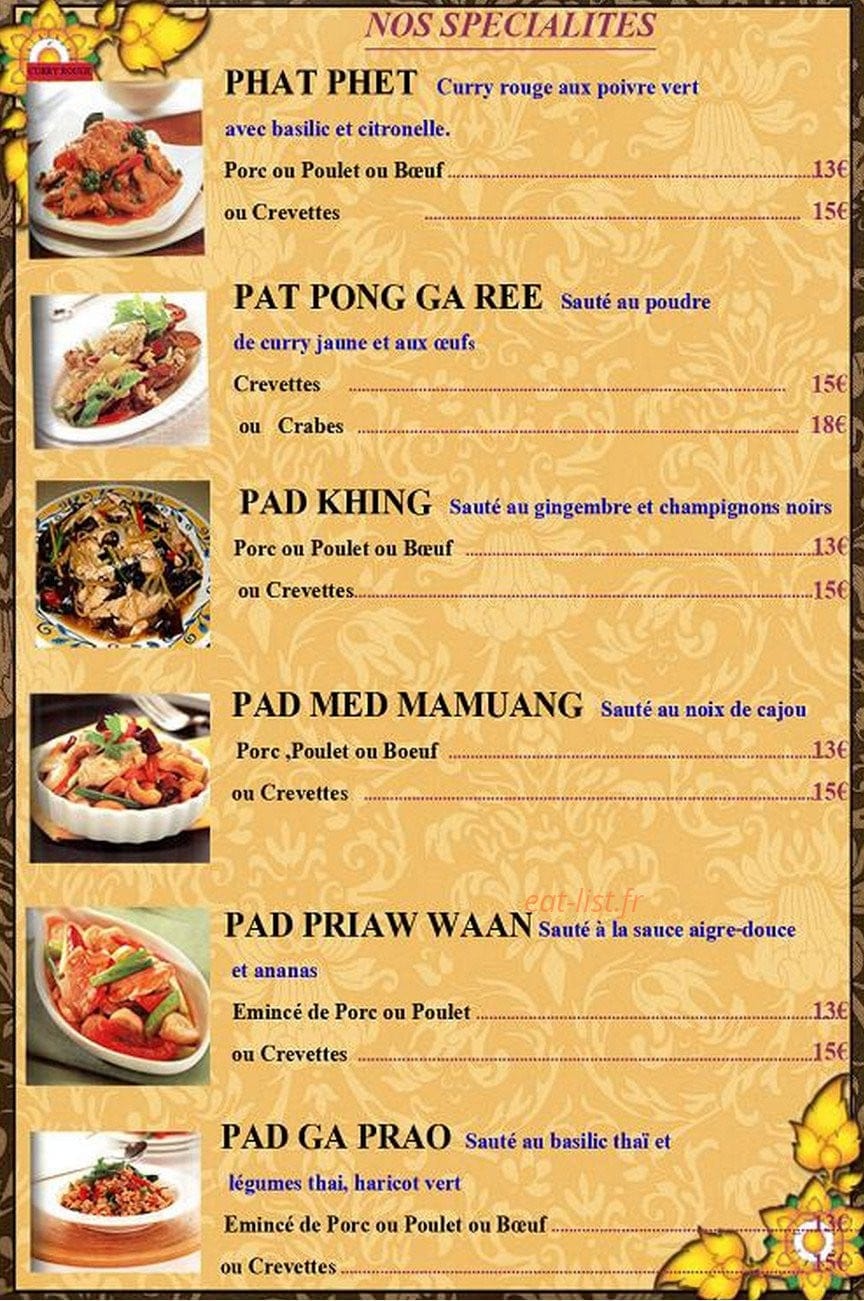 Narai Thai à Toulouse - menu et photos