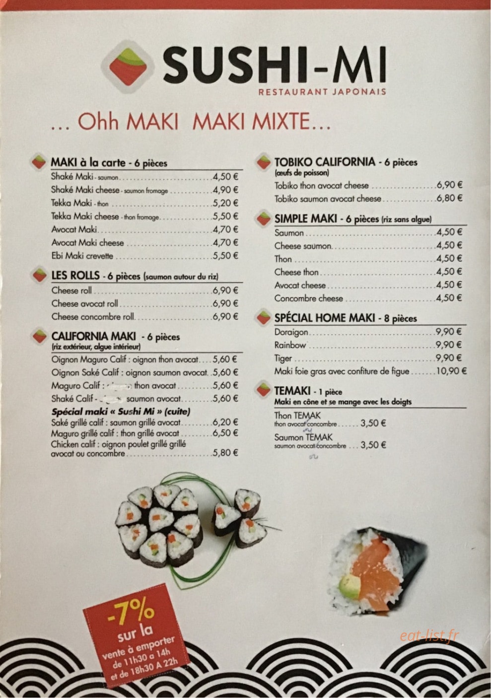 Sushi Mi à Auterive - menu et photos