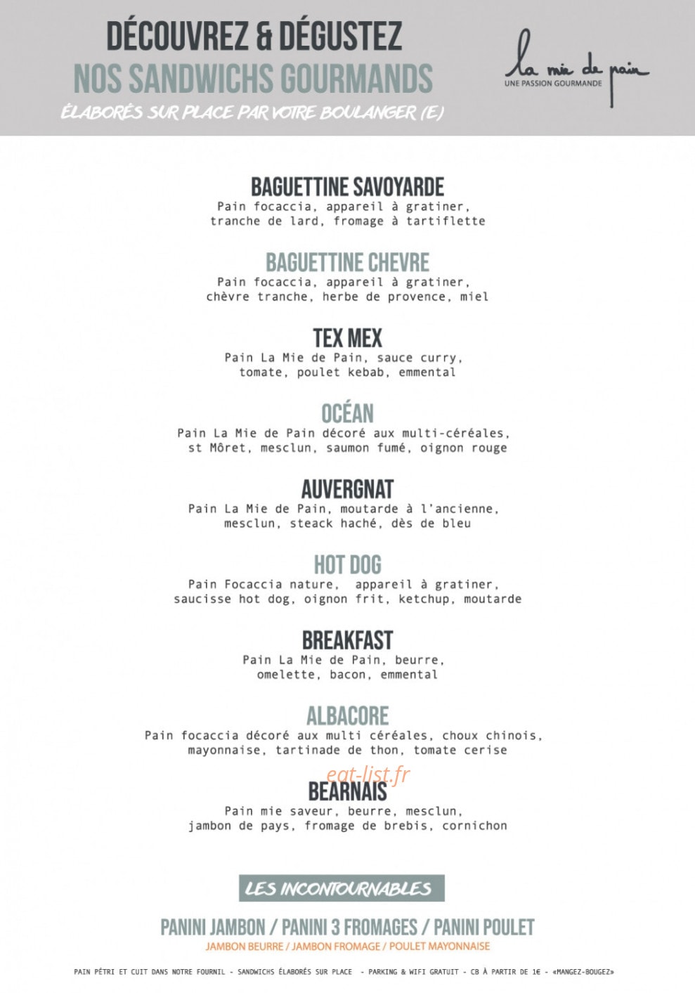 La Mie de Pain à Muret - menu et photos