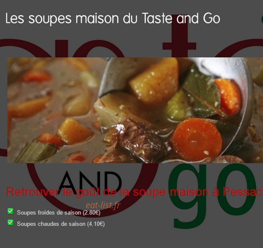 Taste and Go à Pessac - menu et photos