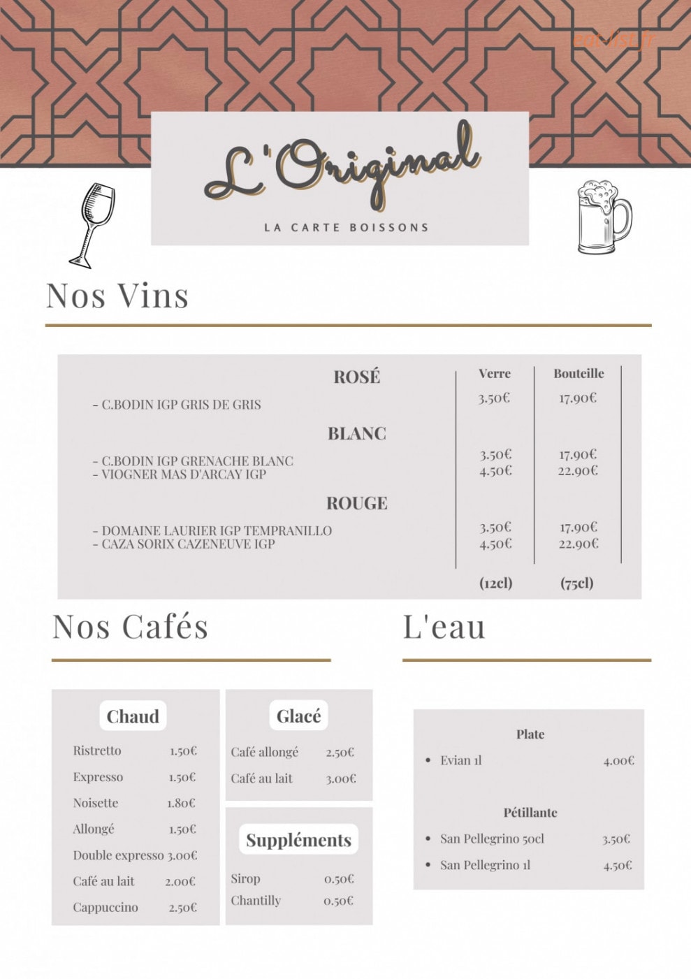 L'Original à Montpellier - menu et photos