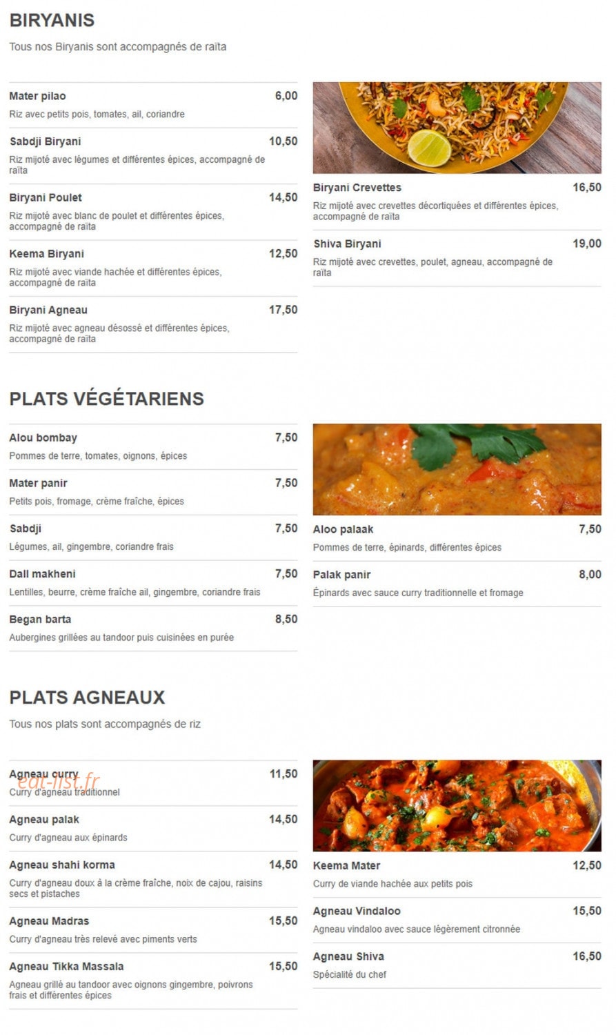 Shiva Food à Montpellier - menu et photos
