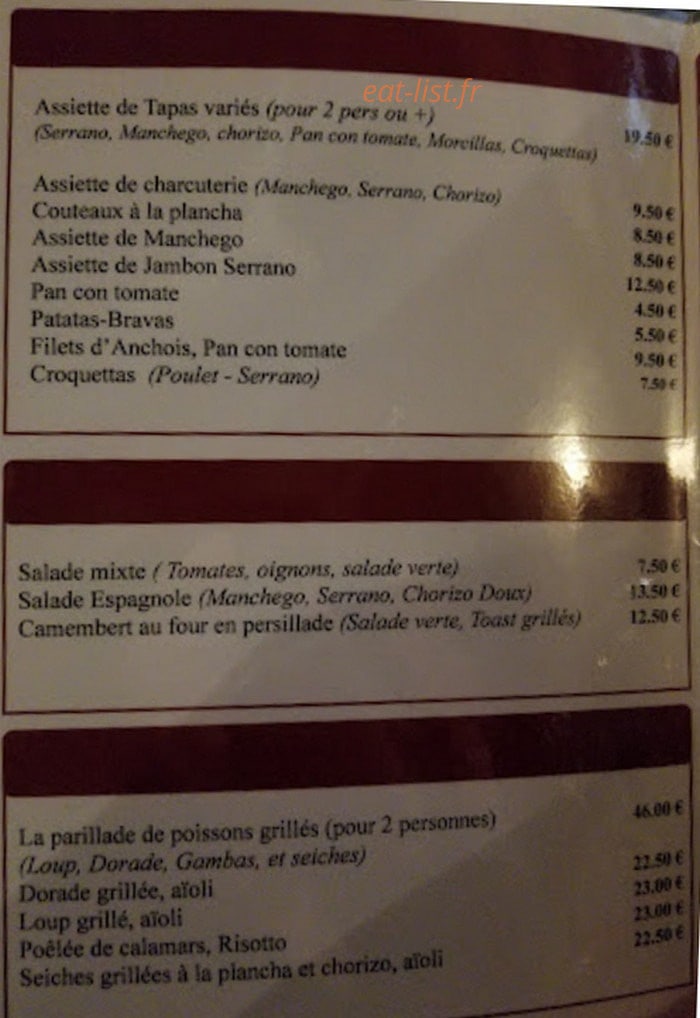 La Mamita à Pezenas - menu et photos