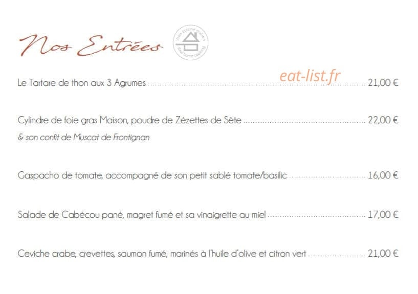 Le Phare à Palavas les Flots - menu et photos