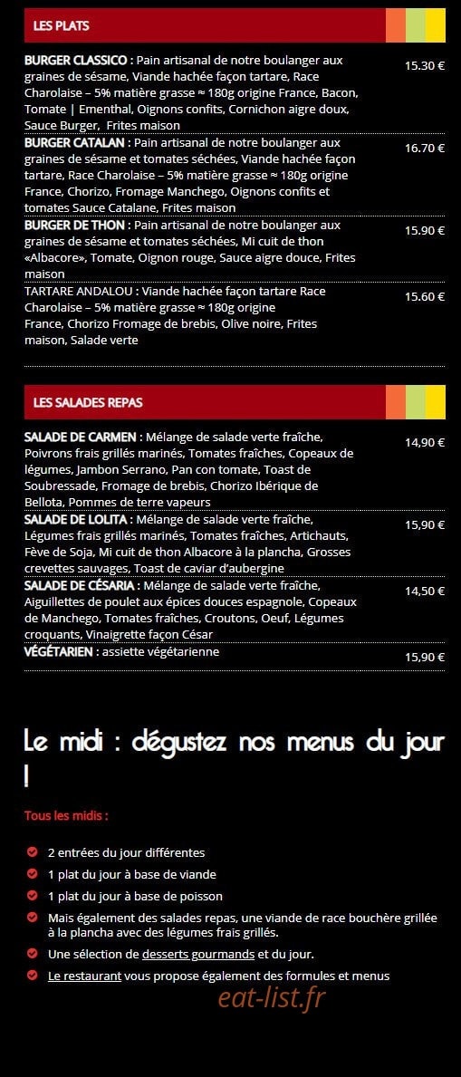 Me Gusta Tapas à Beziers - menu et photos