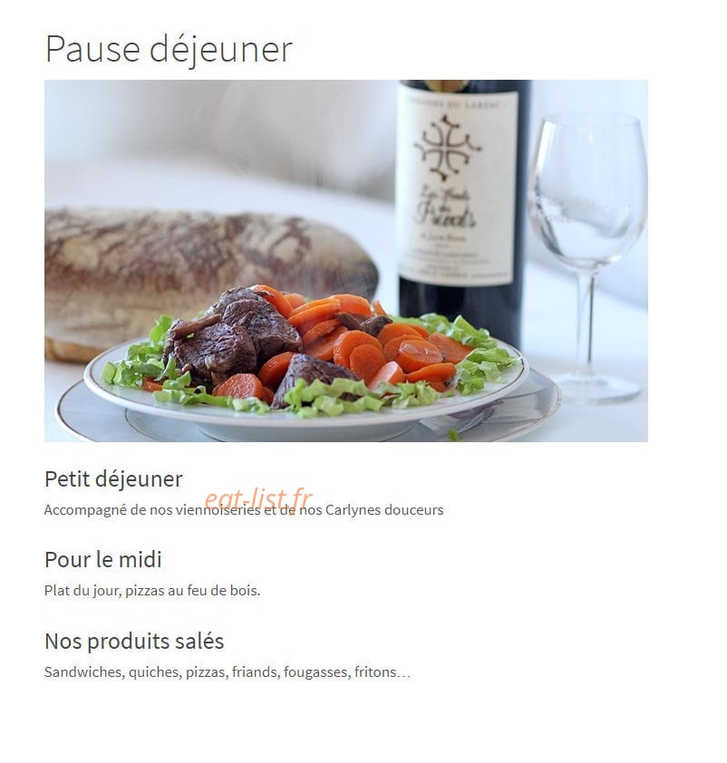 Les Délices du Caylar à Le Caylar - menu et photos