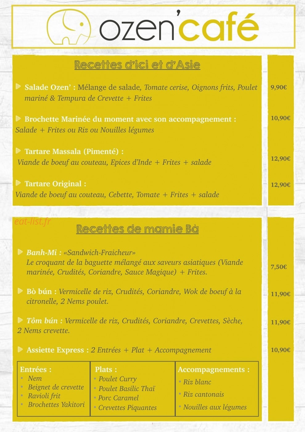 Ozen' Café à Balaruc le Vieux - menu et photos