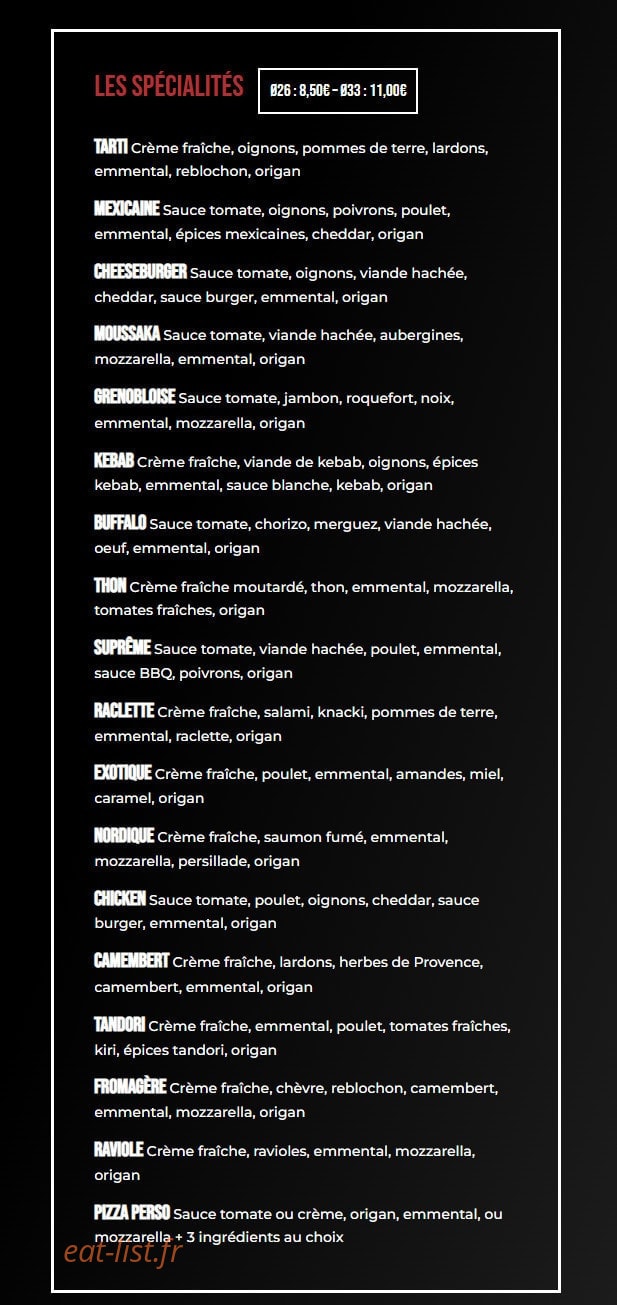 Pop Pizza à Fabregues - menu et photos