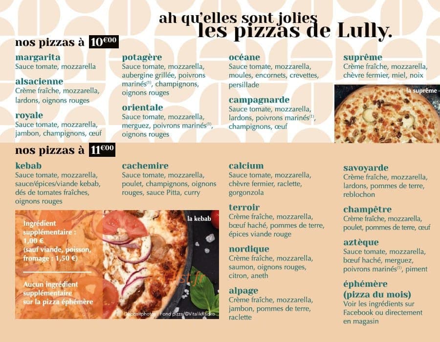 Pizzeria Lully à Ligueil - menu et photos
