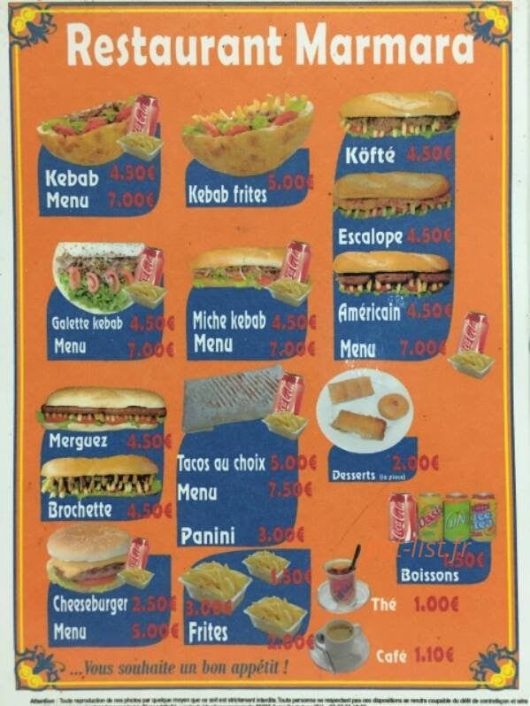 Marmara à Villefontaine - menu et photos