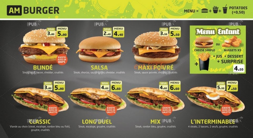 Am burger à Echirolles - menu et photos